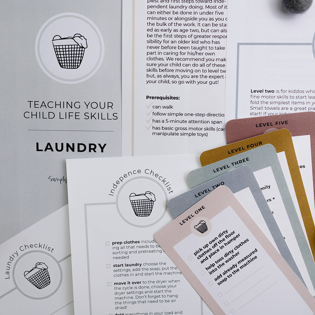 Life Skills: Laundry – Simply On Purpose Print Shop