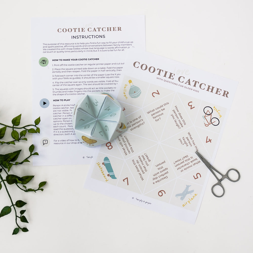 Love Cootie Catchers – Simply On Purpose Print Shop