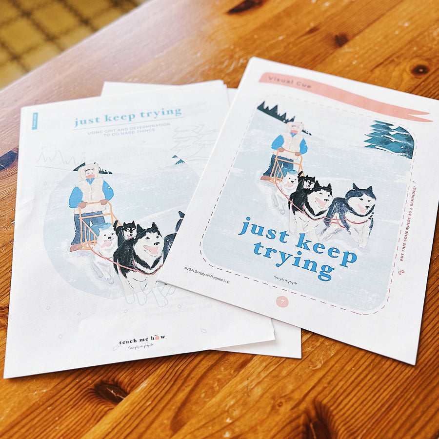 Just Keep Trying – Simply On Purpose Print Shop