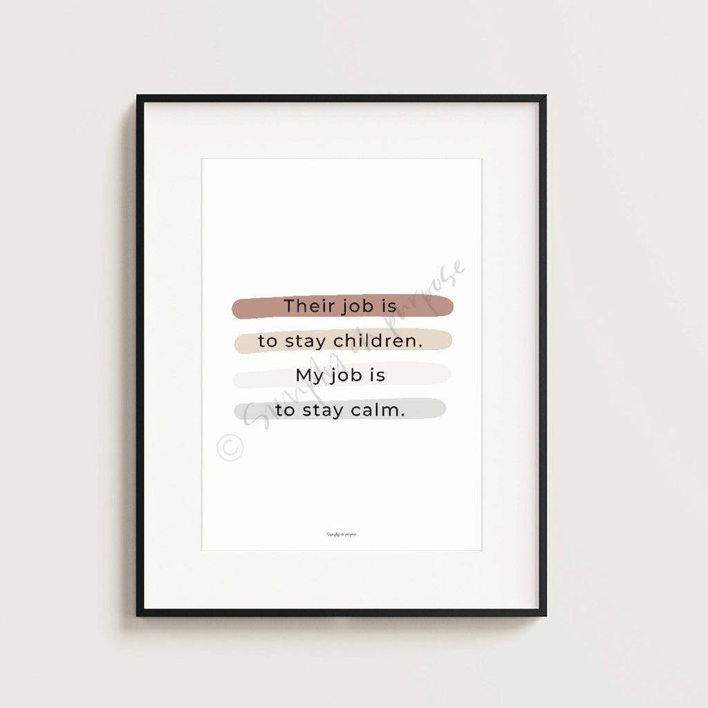 Stay Safe Print – Simply On Purpose Print Shop