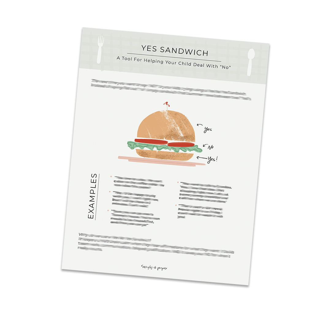 Yes Sandwich – Simply On Purpose Print Shop