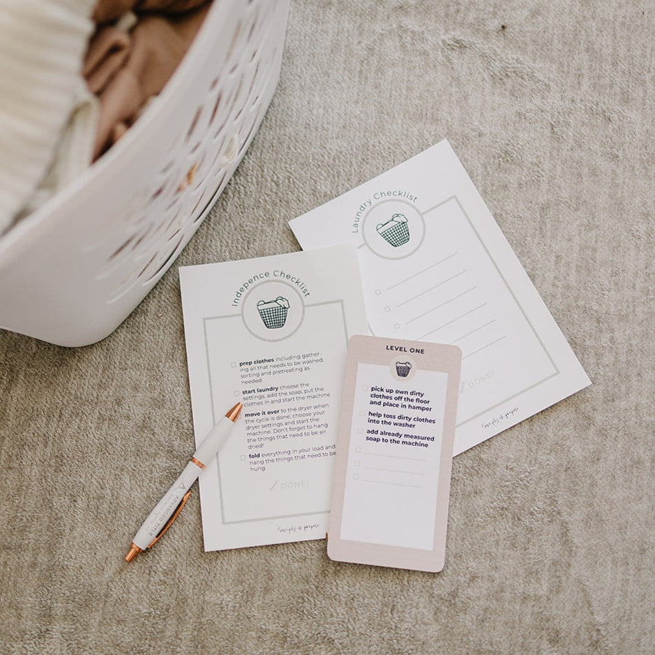 Life Skills: Laundry – Simply On Purpose Print Shop