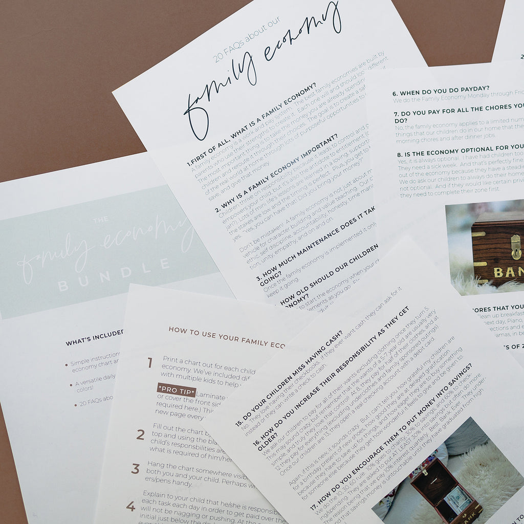 Family Economy Bundle – Simply On Purpose Print Shop
