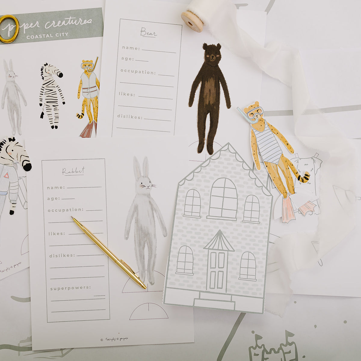 Coastal City Creatures – Simply On Purpose Print Shop